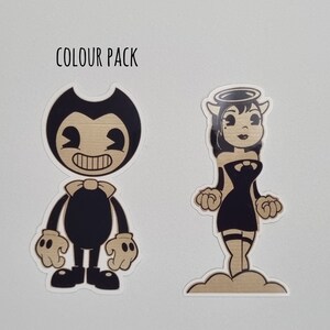 Bendy & Angel Inspired Fanart Stickers - Etsy