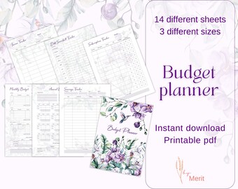 Budget Binder Printable Finance Tracker Finance Planner - Etsy