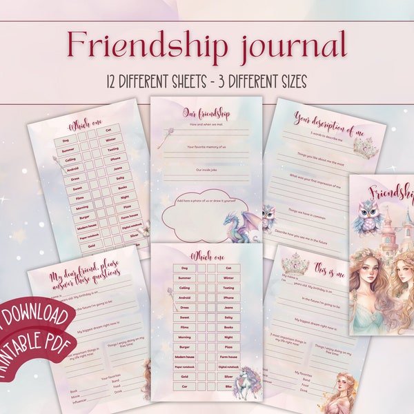Best Friend Journal - Etsy
