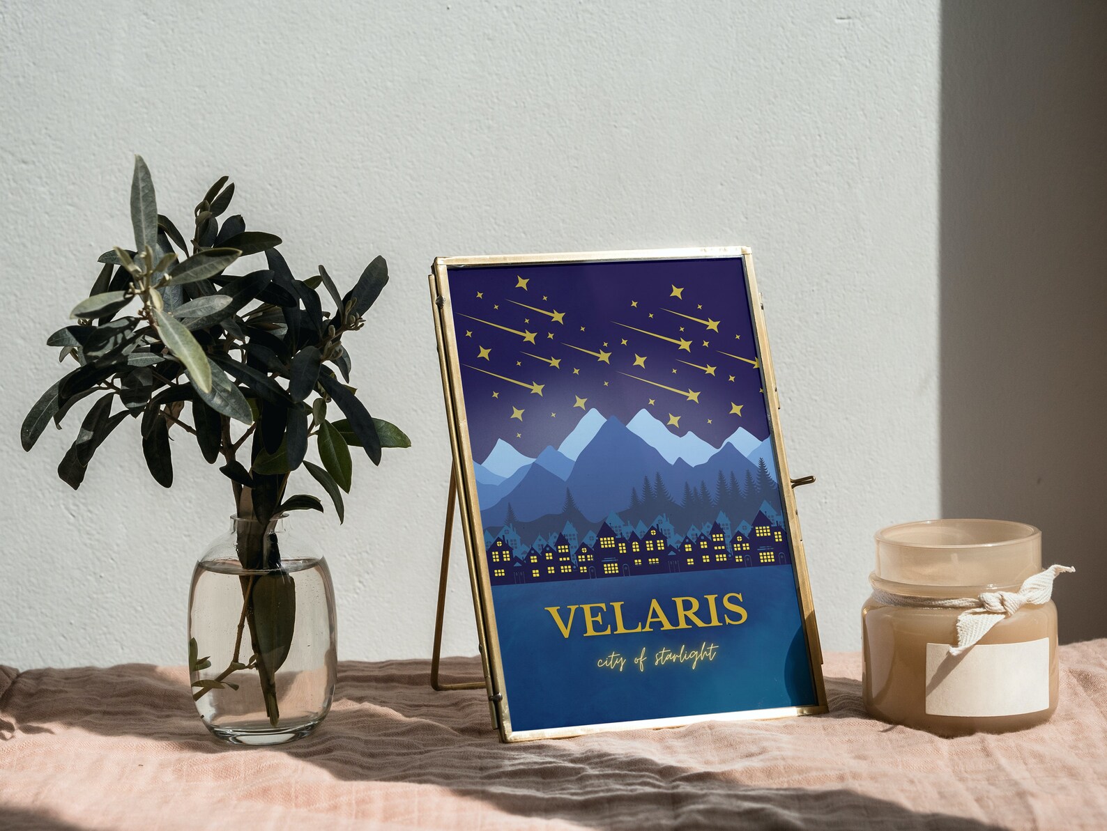 ACOTAR Poster Velaris Night Court Travel Print ACOTAR Merch - Etsy