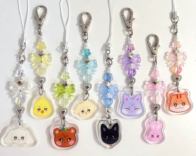 KPOP Ateez Aniteez Sandeoki Choi San Handmade Crochet Keychain Crochet ...