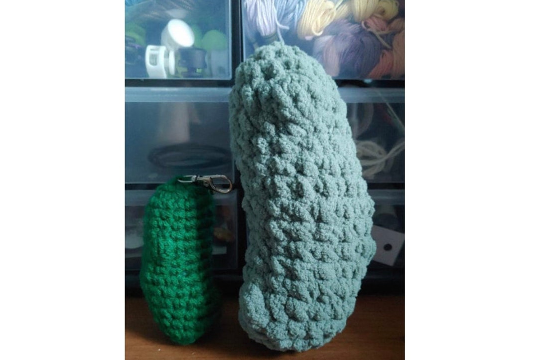 Pickle Plushie - Etsy