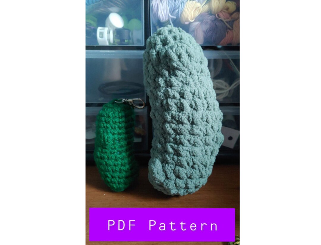 Pickle Crochet Pattern Etsy