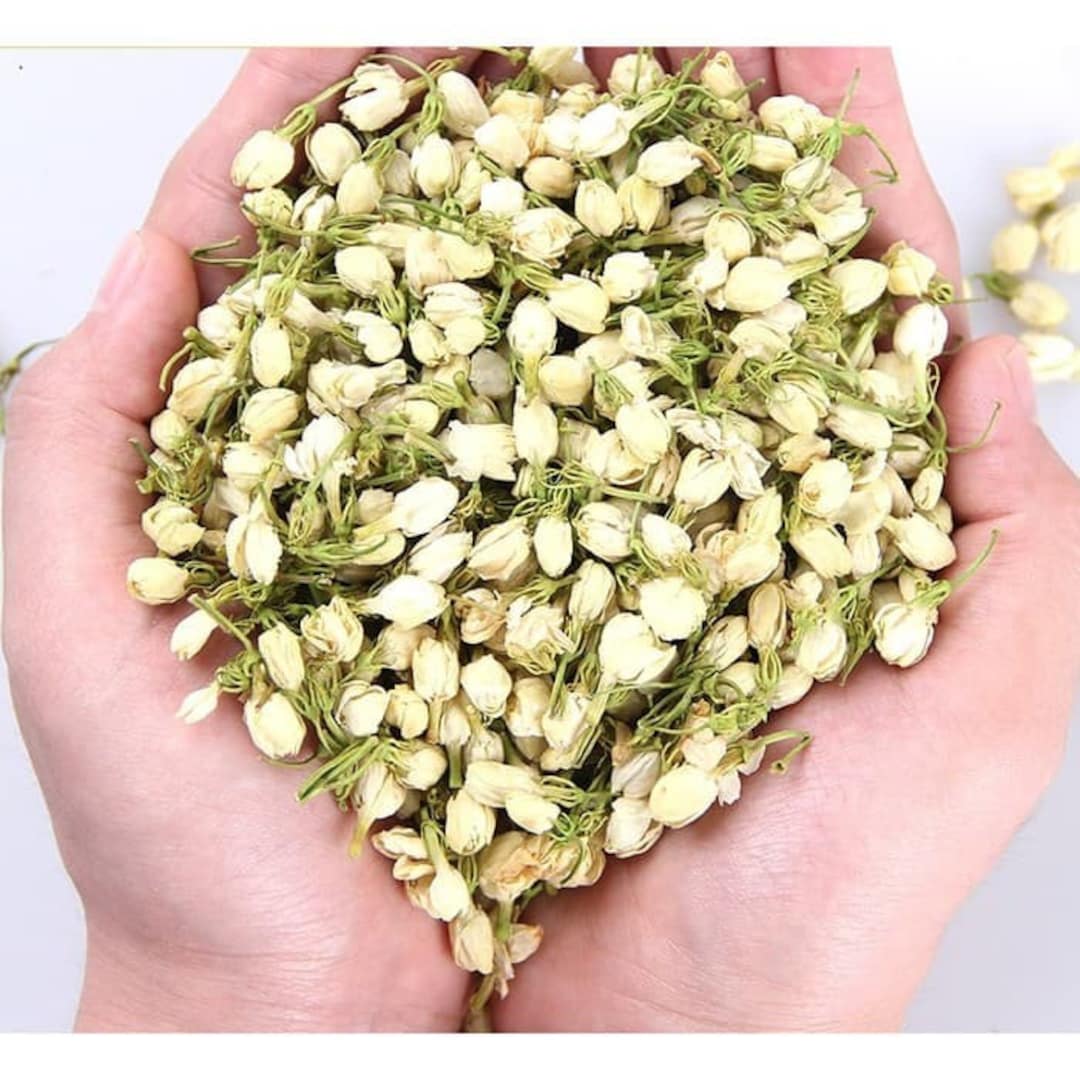 4 Oz Dried Jasmine Buds , Jasminum Officinale Buds, Pure, Hand Pick ...