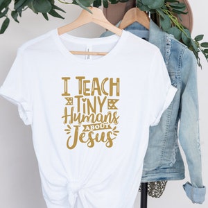 I Teach Tiny Humans About Jesus Vacation Bible School T-shirt, VBS ...