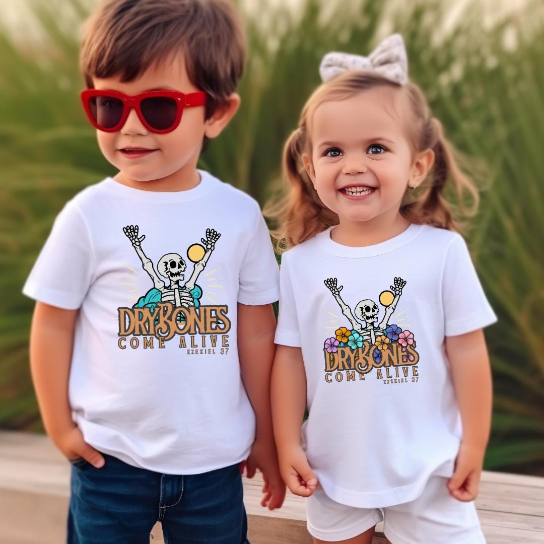 Dry Bones Come Alive Kids Shirt | Christian Halloween Tee for Toddler ...