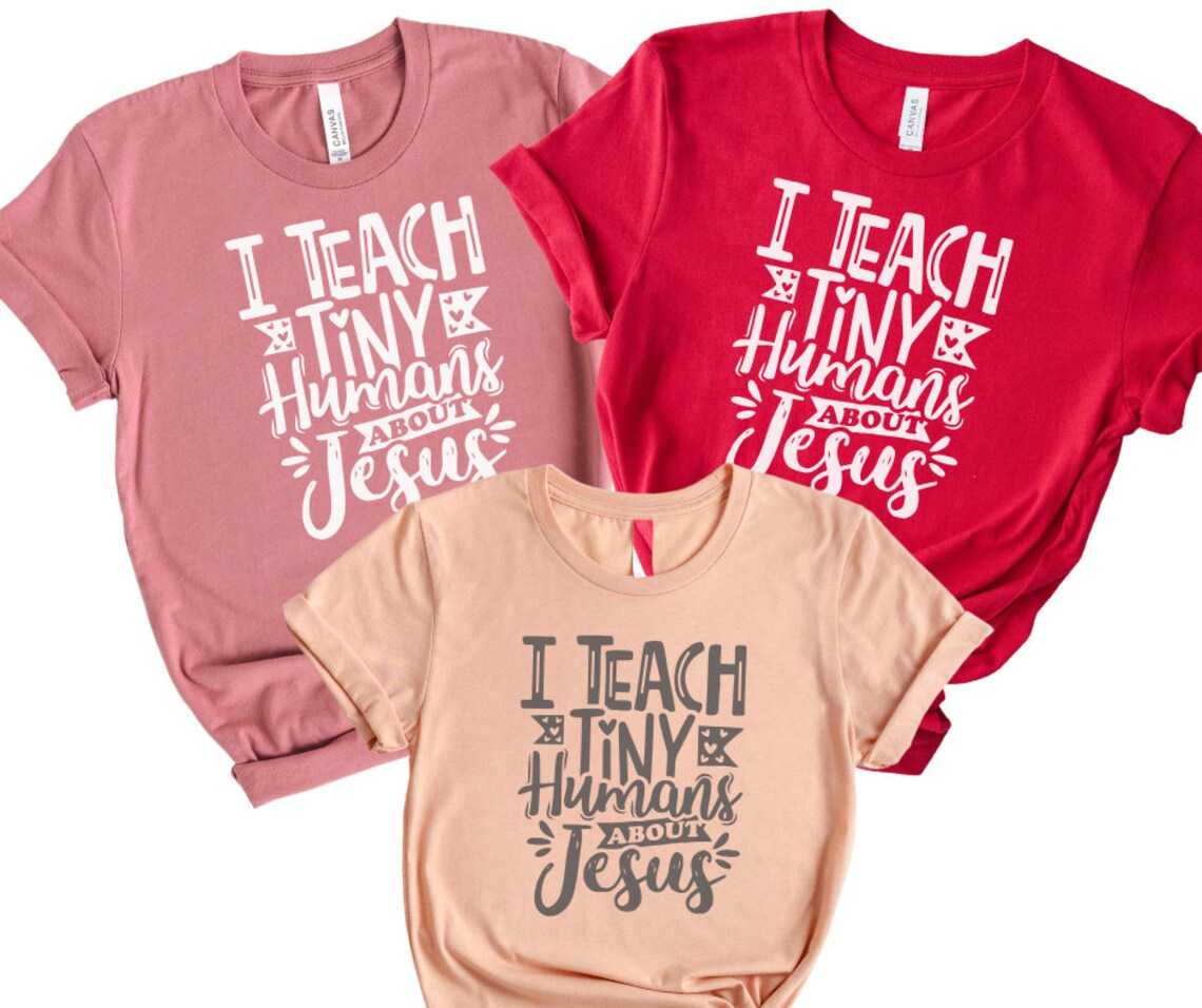 I Teach Tiny Humans About Jesus Vacation Bible School T-shirt, VBS ...
