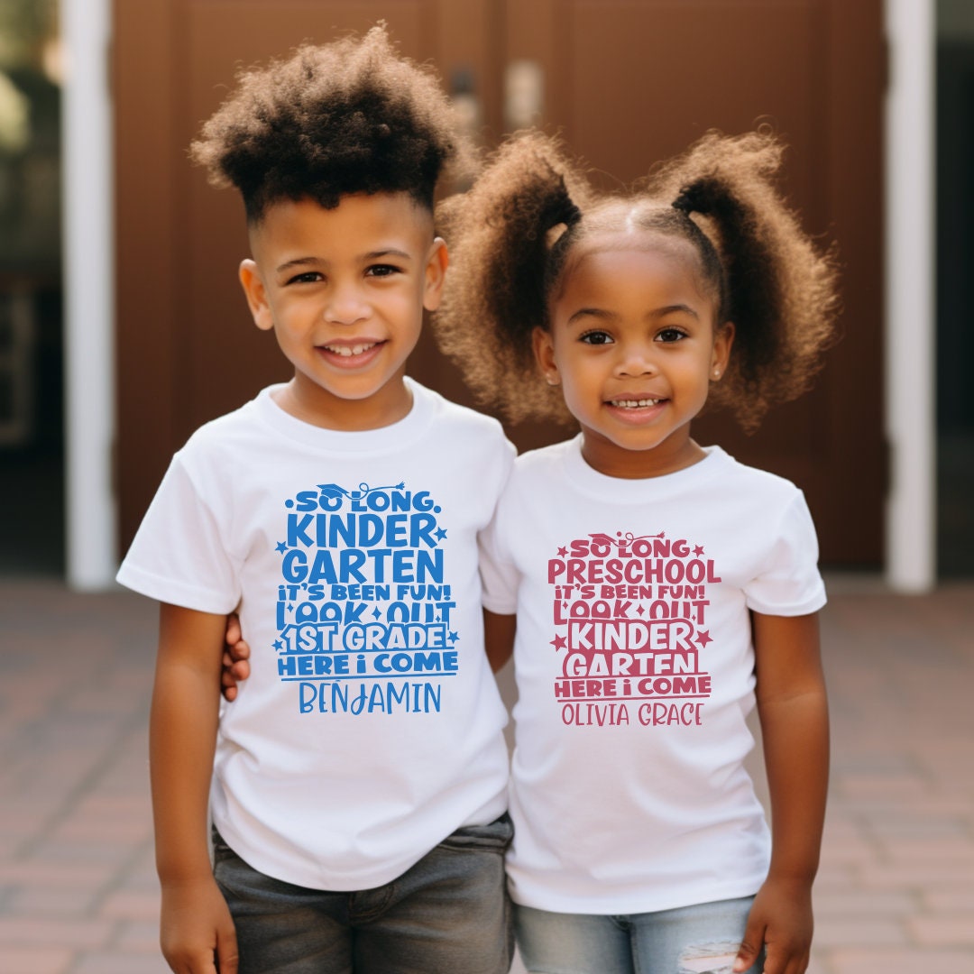 So Long Preschool, Kindergarten Graduation Shirt, Graduation Gift for ...