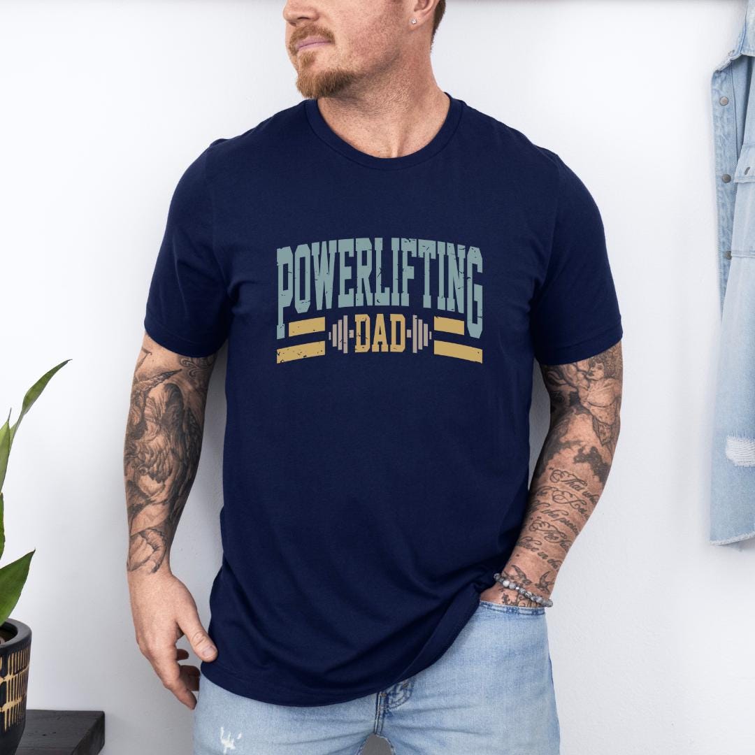 Powerlifting Gym Dad Shirt, Crossfit Fathers Day Shirt, New Dad Gift ...