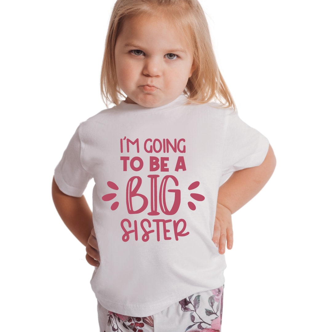 I'm Going to Be Big Sister Shirt, Big Brother Shirt, Sibling Baby ...