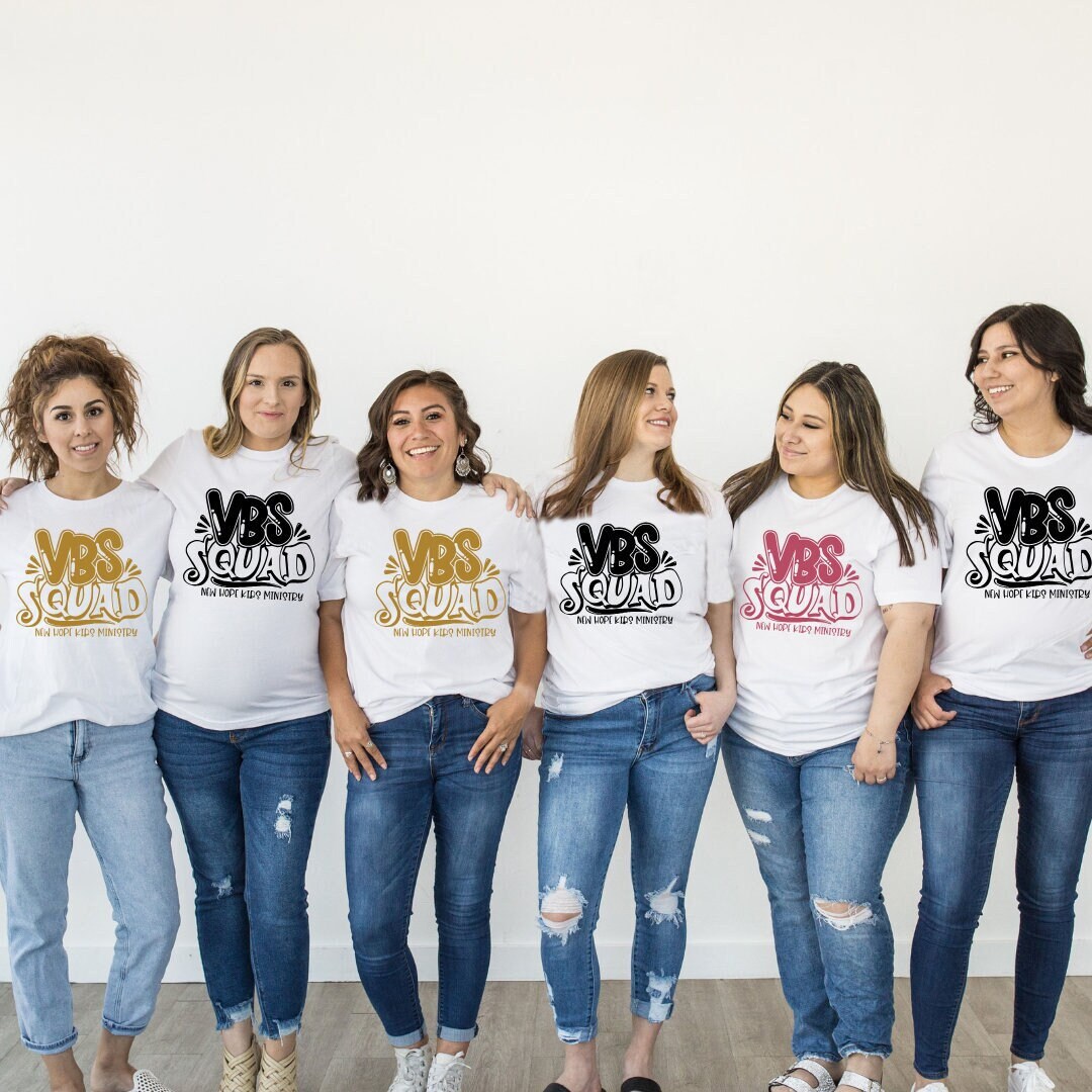 VBS SQUAD Shirt, Vacation Bible School T-shirt, Gift for VBS Staff ...