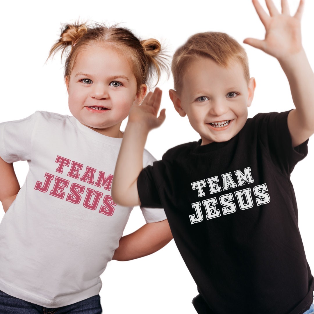 Team Jesus Christian Toddler Shirt for Kids, Christian Toddler T-shirt ...
