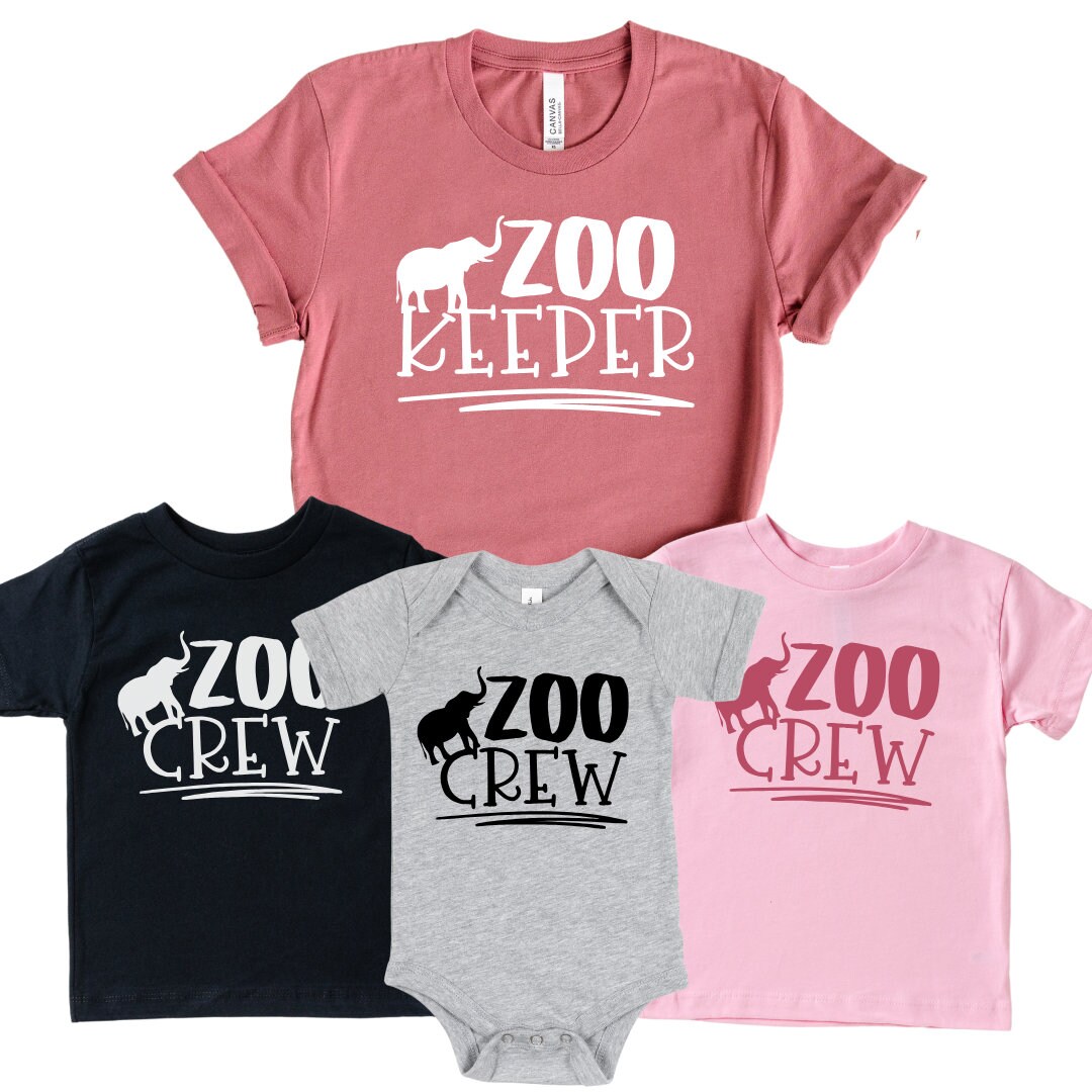 Zoo Crew Shirts: Matching Family Zoo Trip T-shirts - Etsy