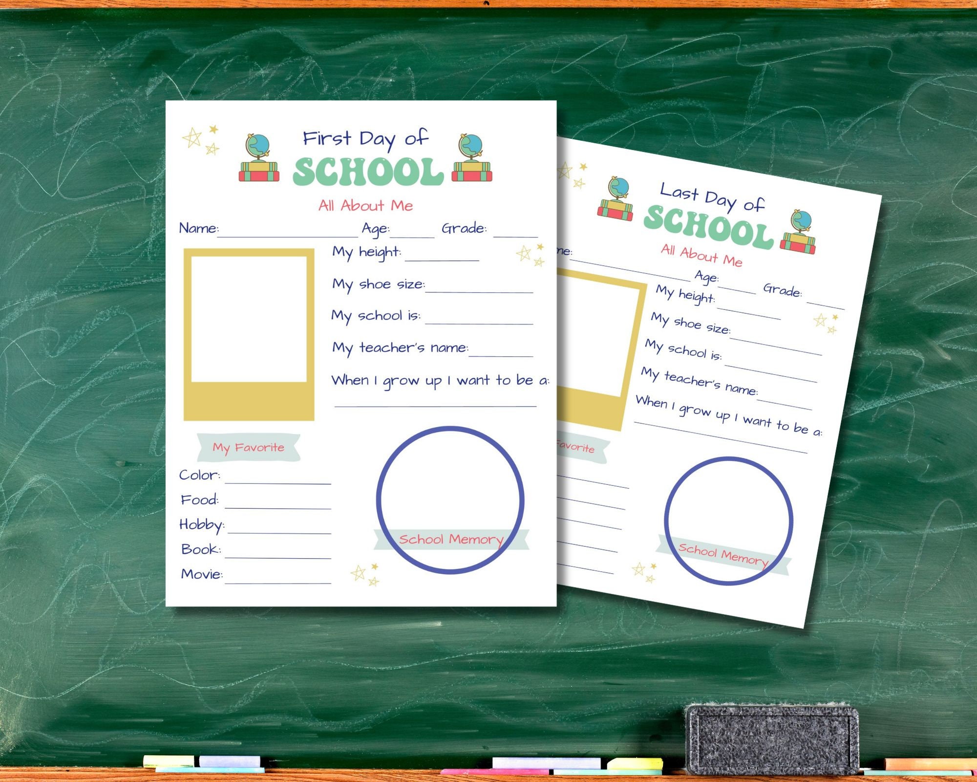 Back to School Printable, Back to School Questionnaire, School ...