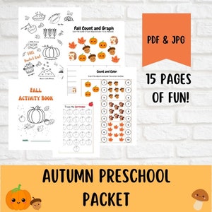 Fall Preschool Activities, Fall Activities for Kids, Toddler Learning ...