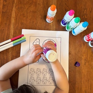 Dot the Numbers Activity Pack,summer Homeschooling, Printable ...