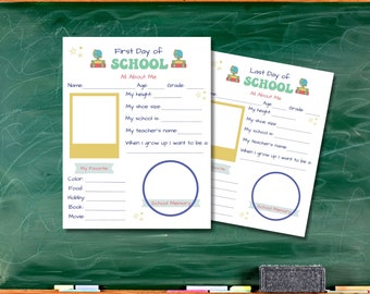 Back to School Printable, Back to School Questionnaire, School ...