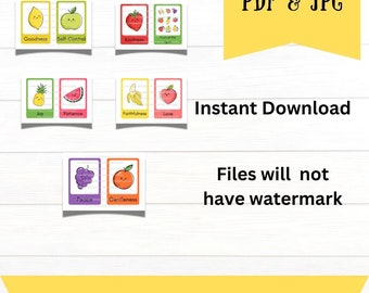 FRUITS of the SPIRIT Bible Story Activity Posters Homeschool Printable ...