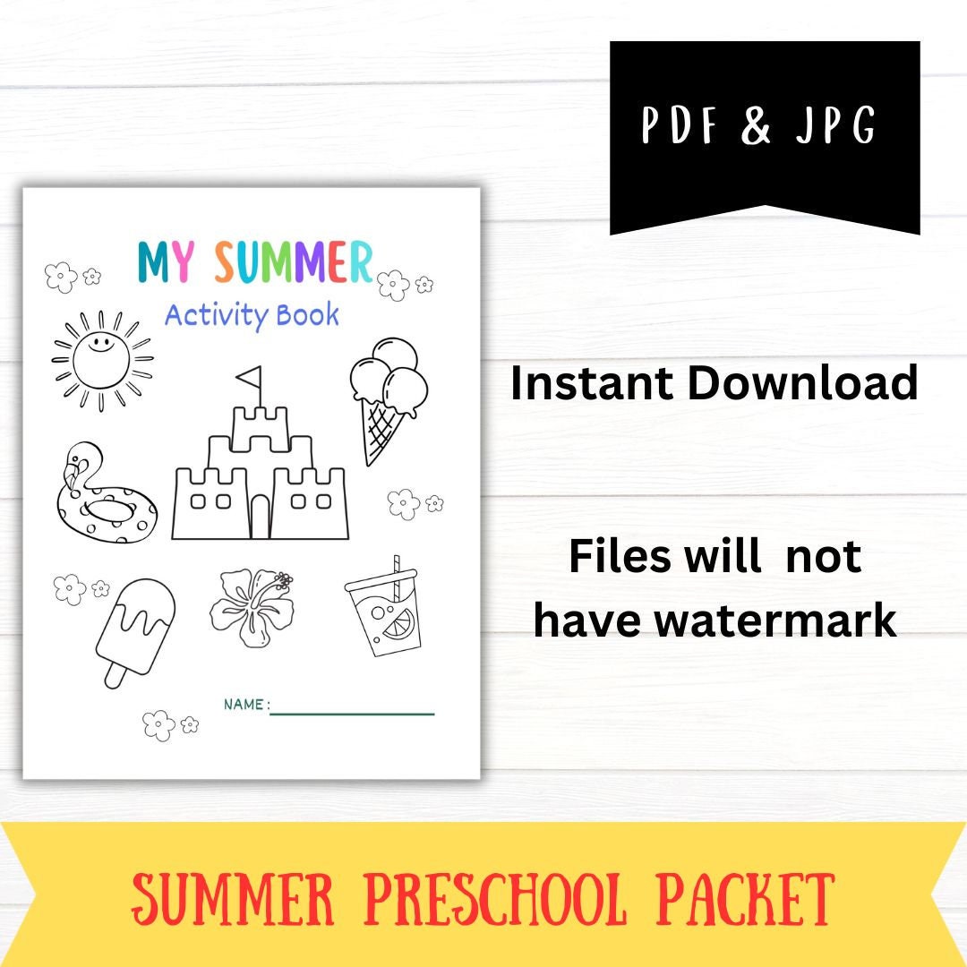 Summer Activity Book, Summer Activities, Summer Printables, Summer ...