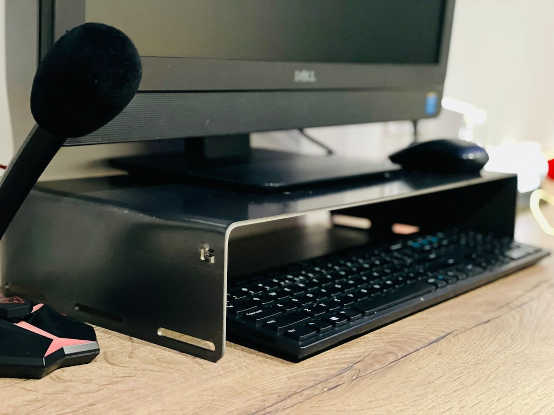 Steel Monitor Stand, Desk Stand, TV and Computer Stand, Desktop ...