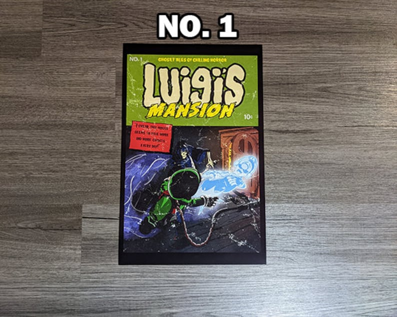 Luigi's Mansion Comic Covers No. 1 2 3 & 4 vintage - Etsy