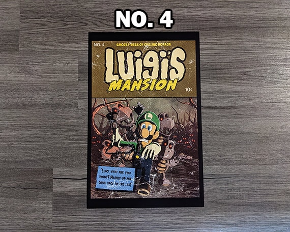 Luigi's Mansion Comic Covers No. 1 2 3 & 4 vintage - Etsy