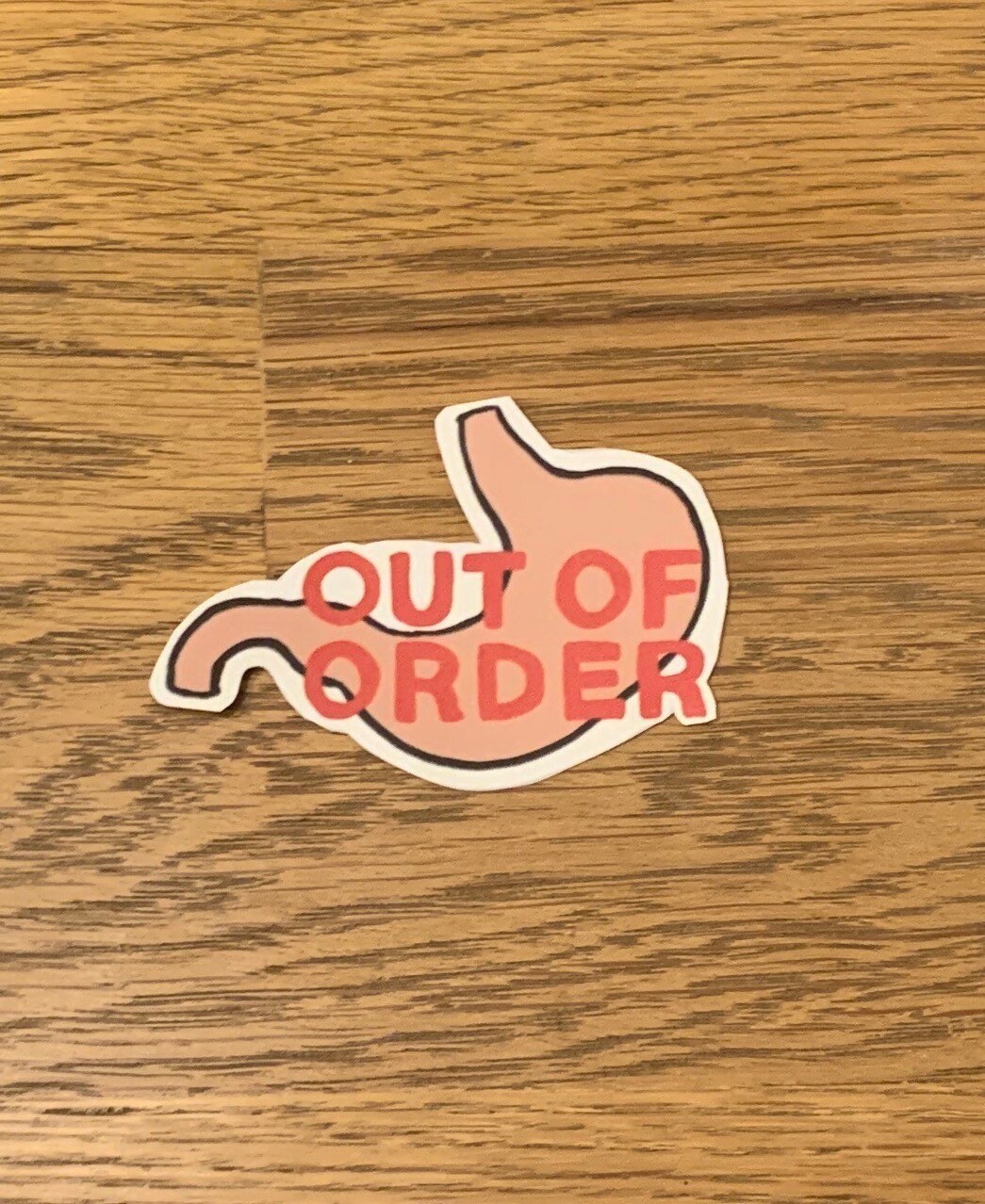 Out of Order Sticker Chronic Illness Sticker | Etsy