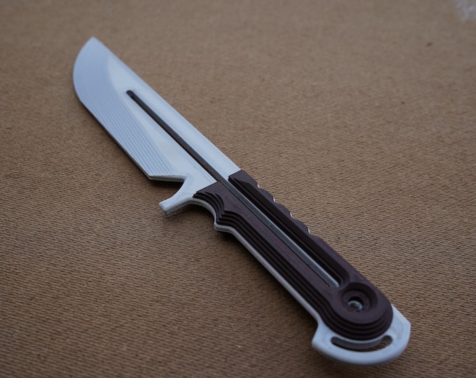 Cyberpunk Fighting Knife Prop 3d Printed Finished - Etsy