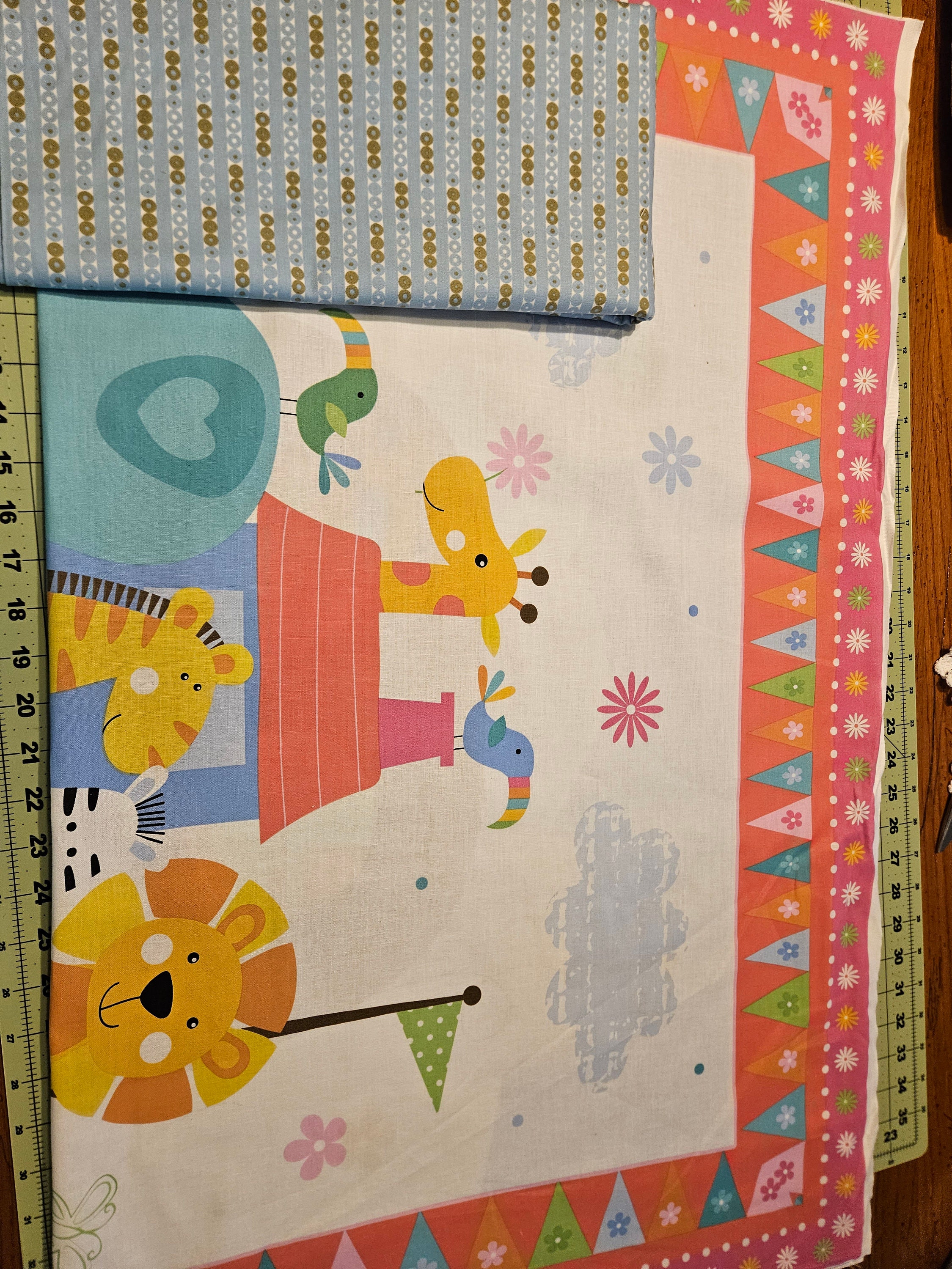 Baby Quilt Kit, Baby Fabric Panel, Baby Gift, Fabric Panel for Quilting ...