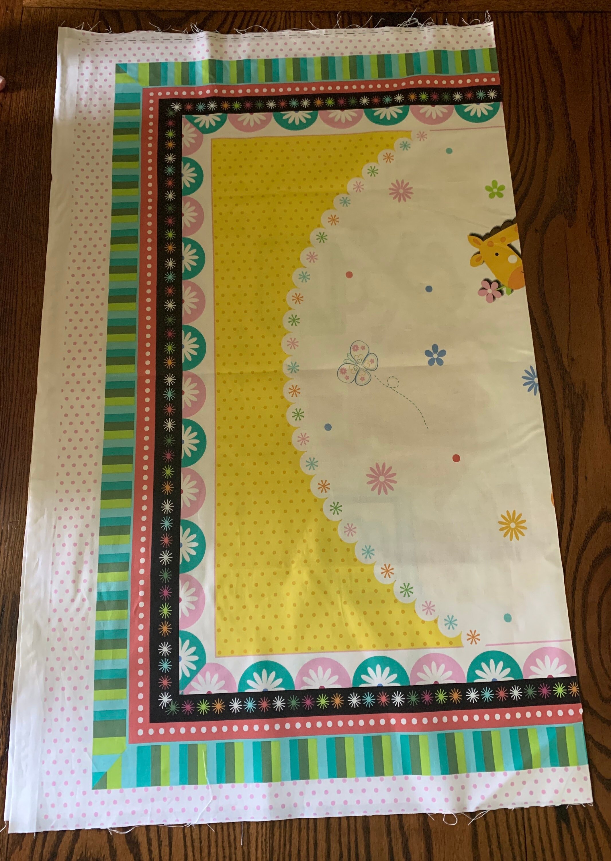 Baby Panel, Baby Blocks, 100% Cotton, Fabric Panel, Baby Panel, Fabric ...