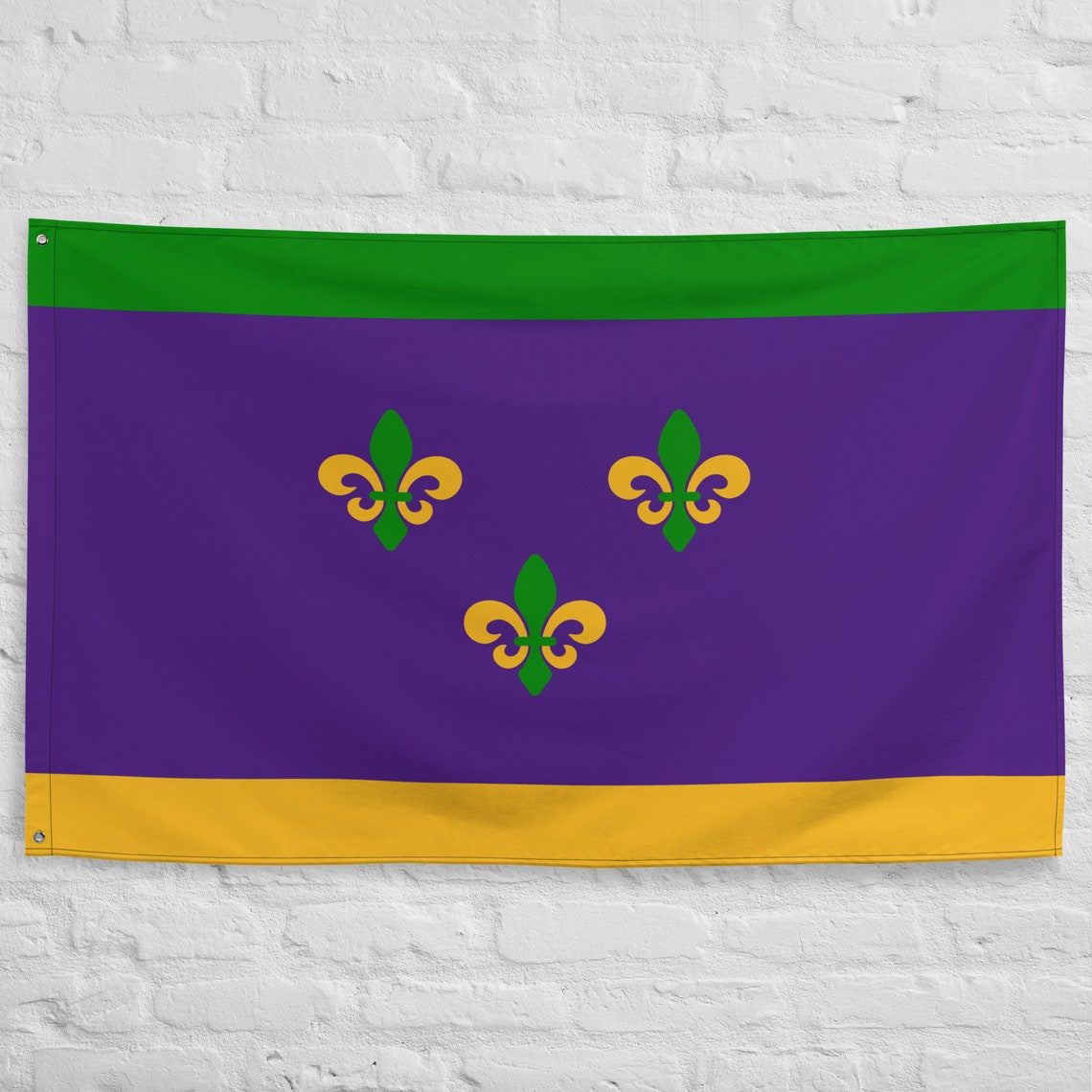 City of New Orleans Mardi Gras Flag | Mardi Gras Flag | Mardi Gras ...