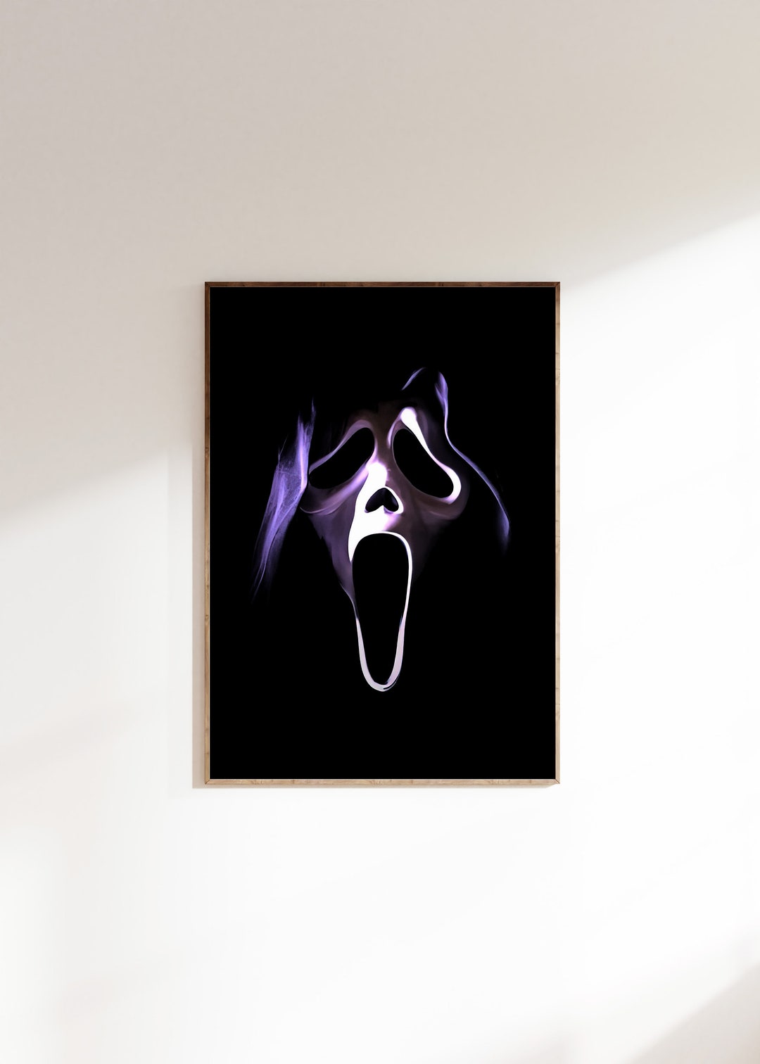 Scream Movie Ghostface Wall Print / Ghostface Digital Art / Scream ...