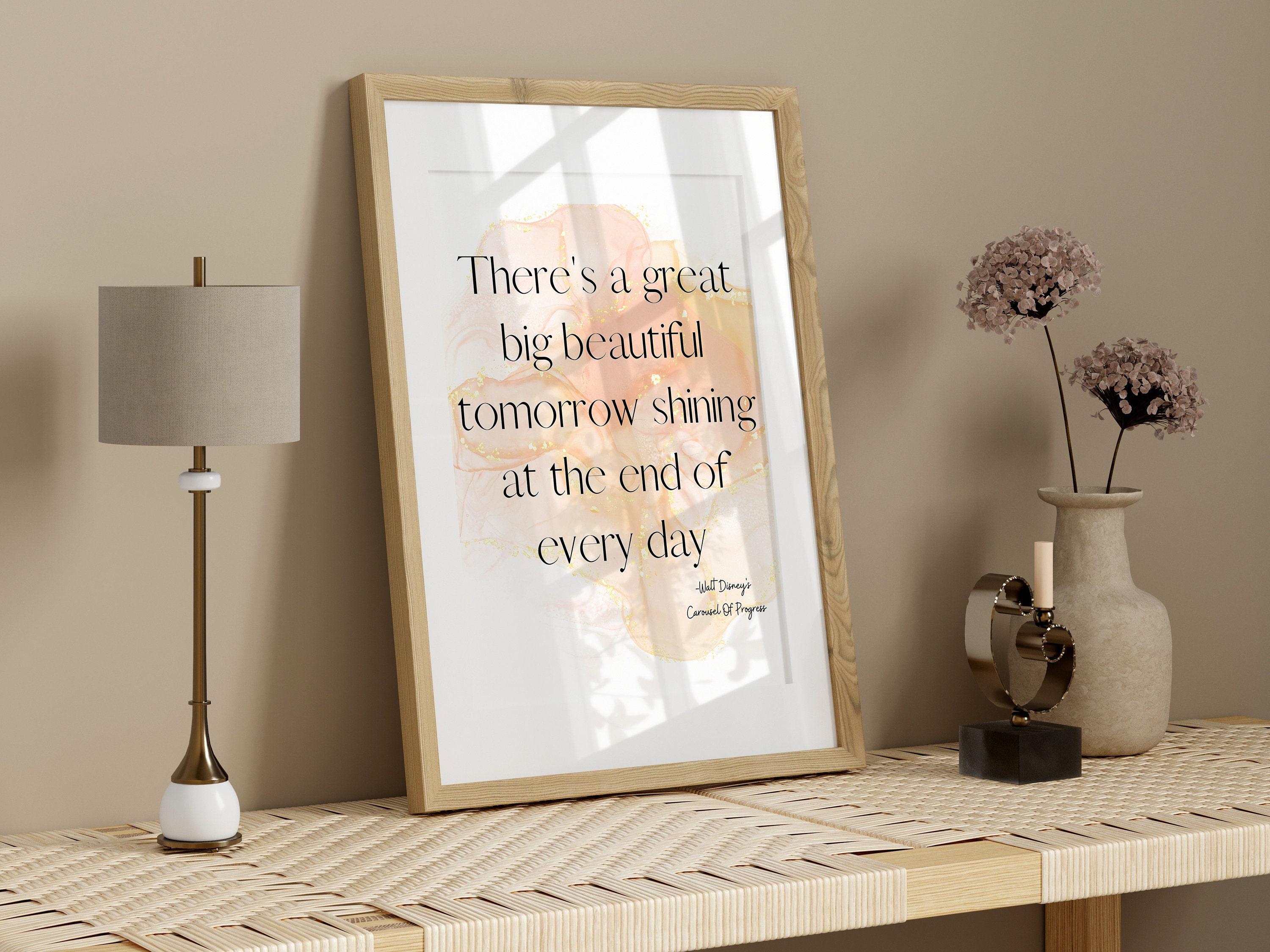 There's A Great Big Beautiful Tomorrow Carousel of Progress Ride Quote ...