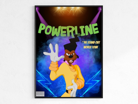 A Goofy Movie Powerline stand Out World Tour - Etsy