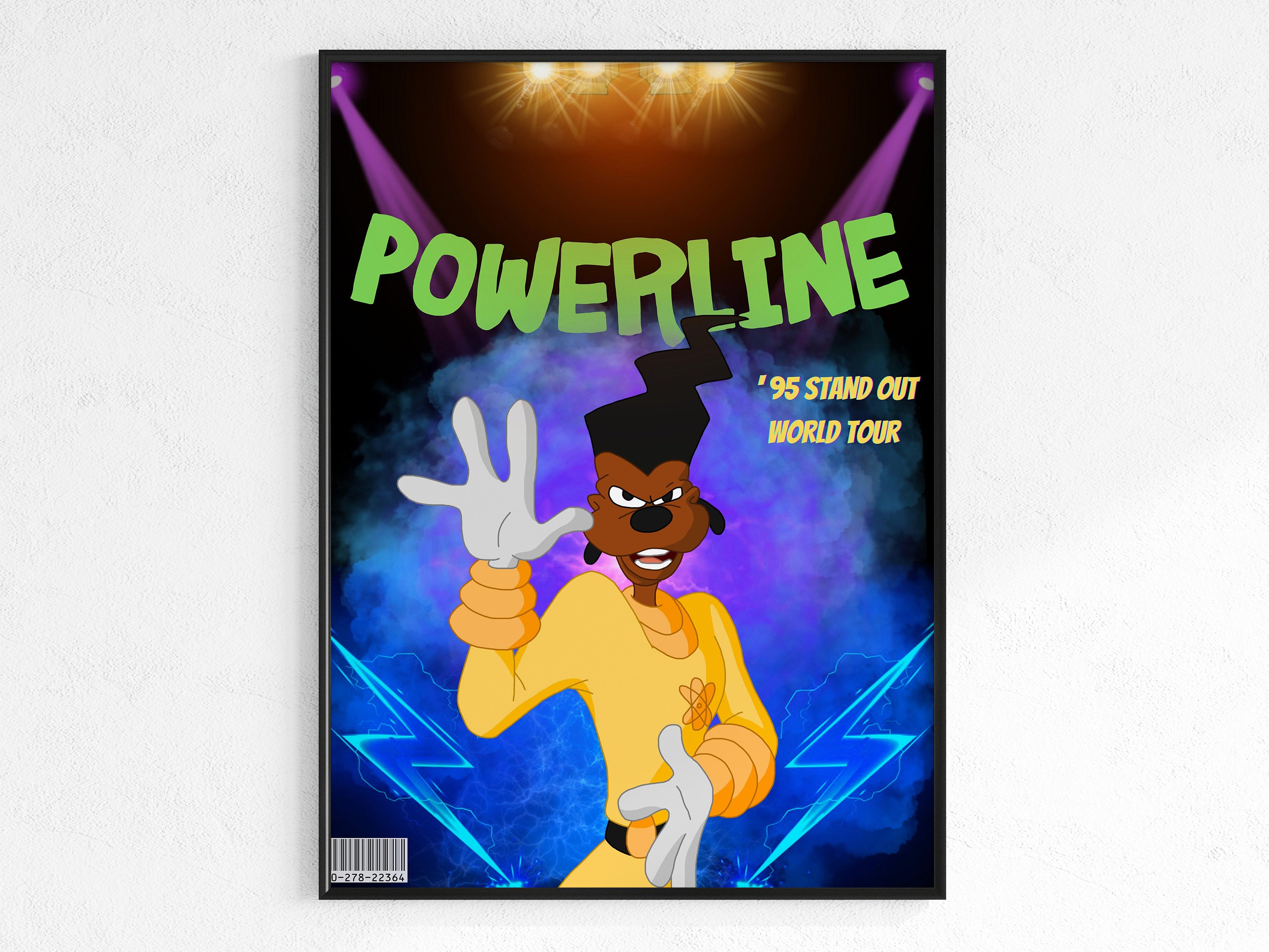 A Goofy Movie Powerline stand Out World Tour - Etsy