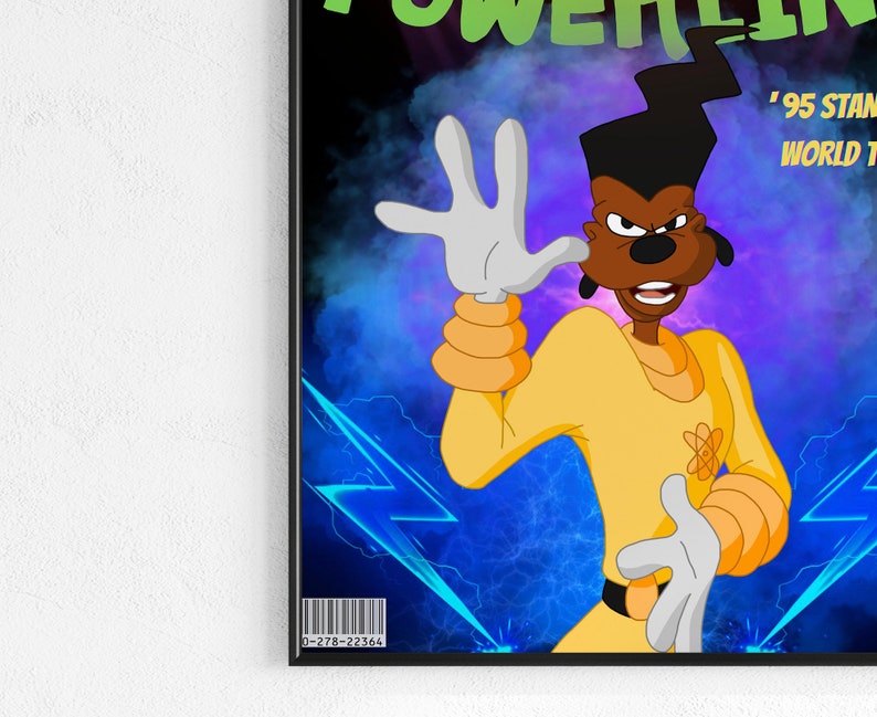 A Goofy Movie Powerline "stand Out" World Tour Poster / Powerline A ...