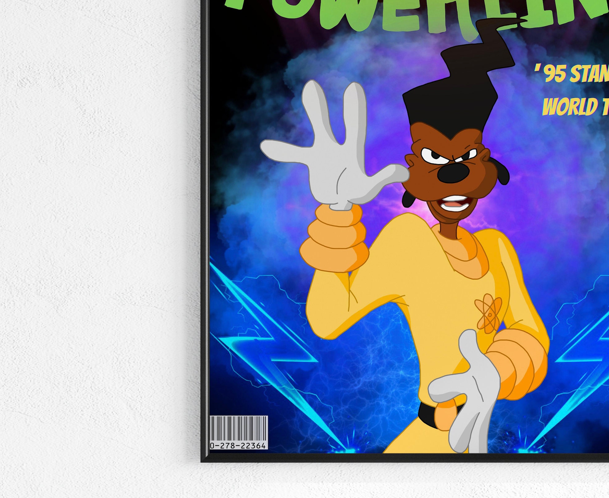 A Goofy Movie Powerline "stand Out" World Tour Poster / Powerline A ...