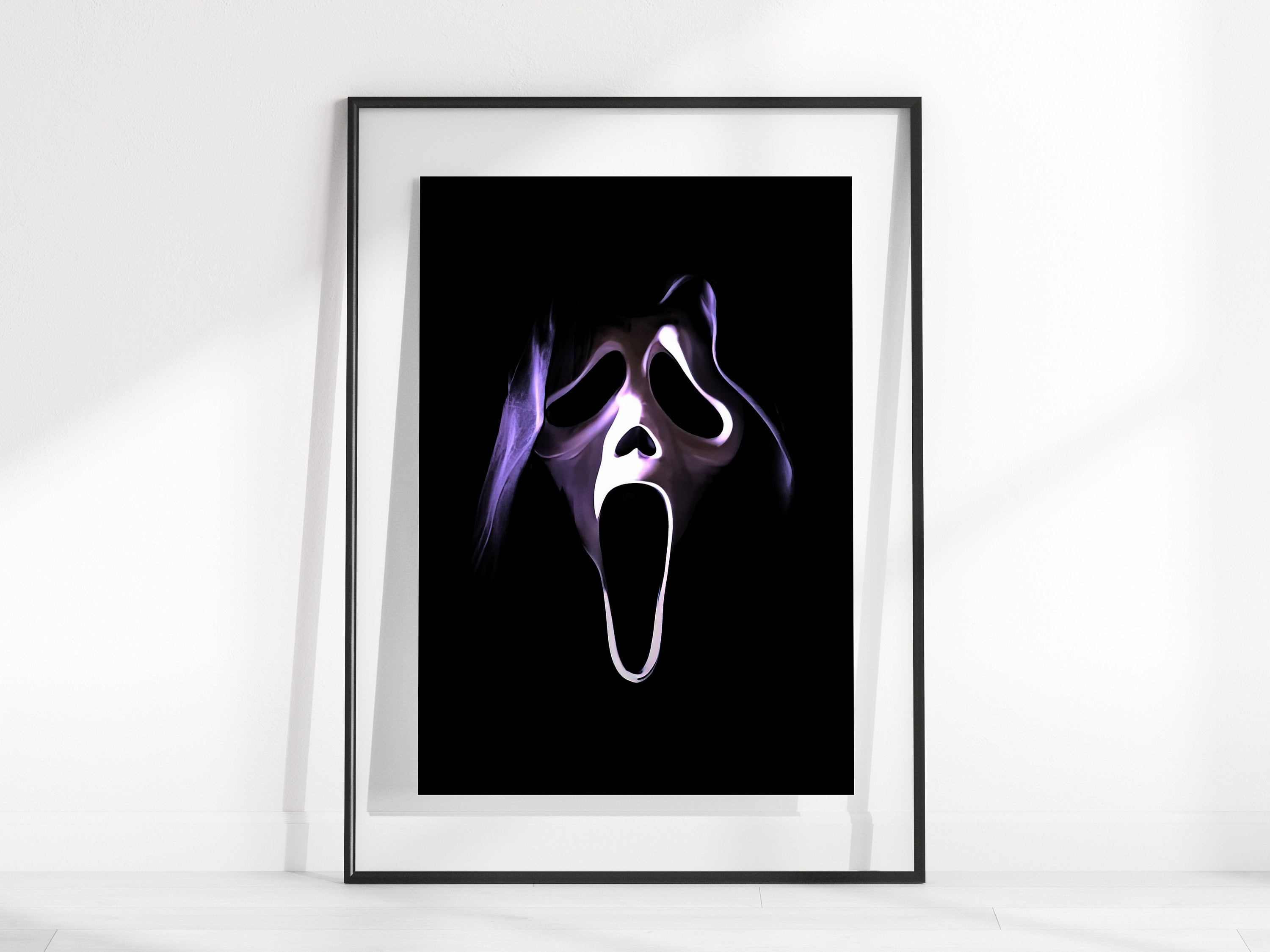 Scream Movie Ghostface Wall Print / Ghostface Digital Art / - Etsy