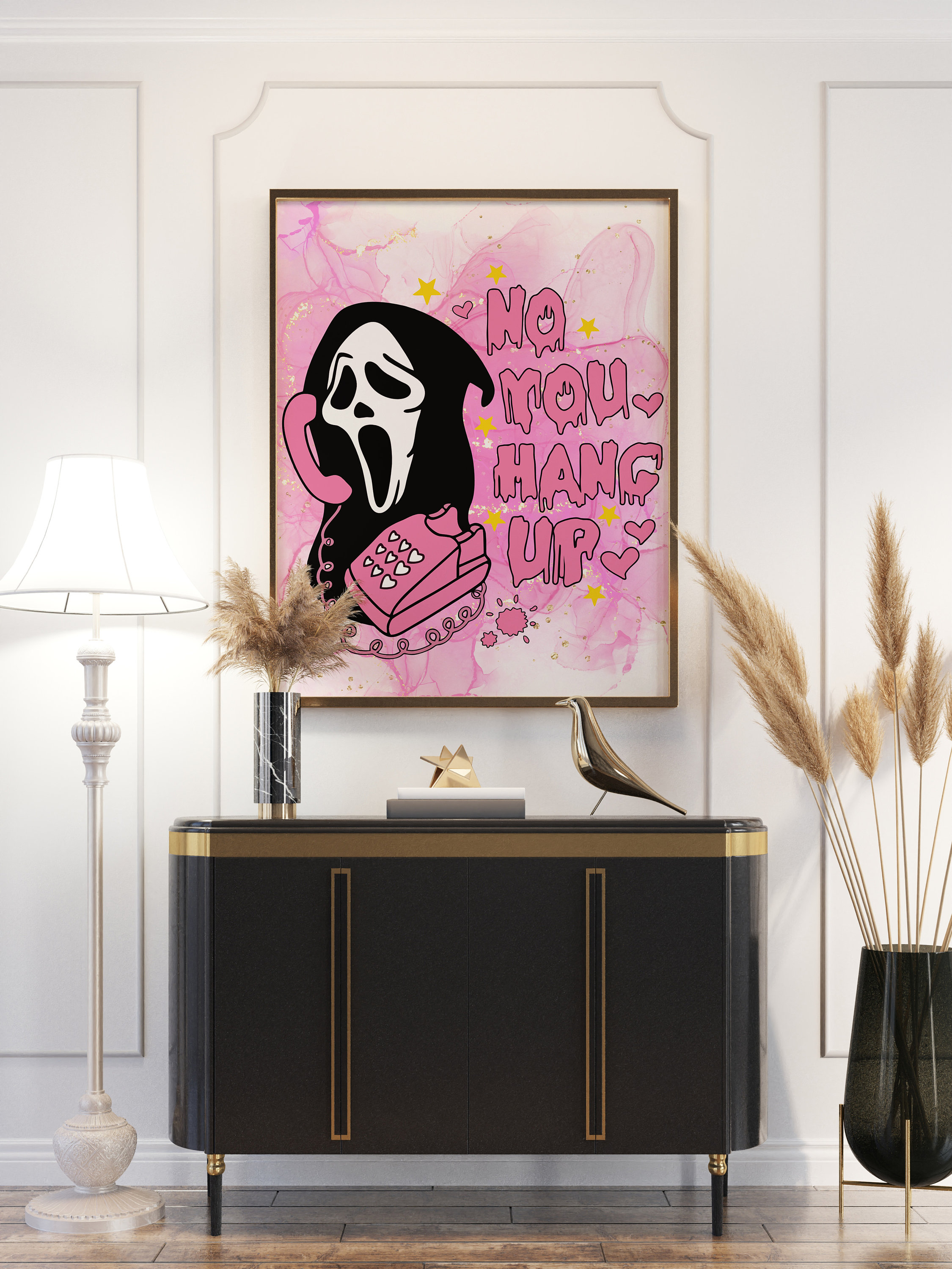 Scream Ghostface Movie "No You Hang Up" Wall Print / Scream Ghostface ...