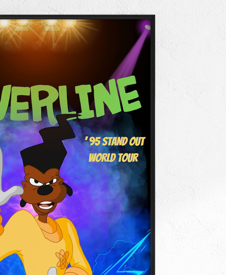 A Goofy Movie Powerline stand Out World Tour - Etsy