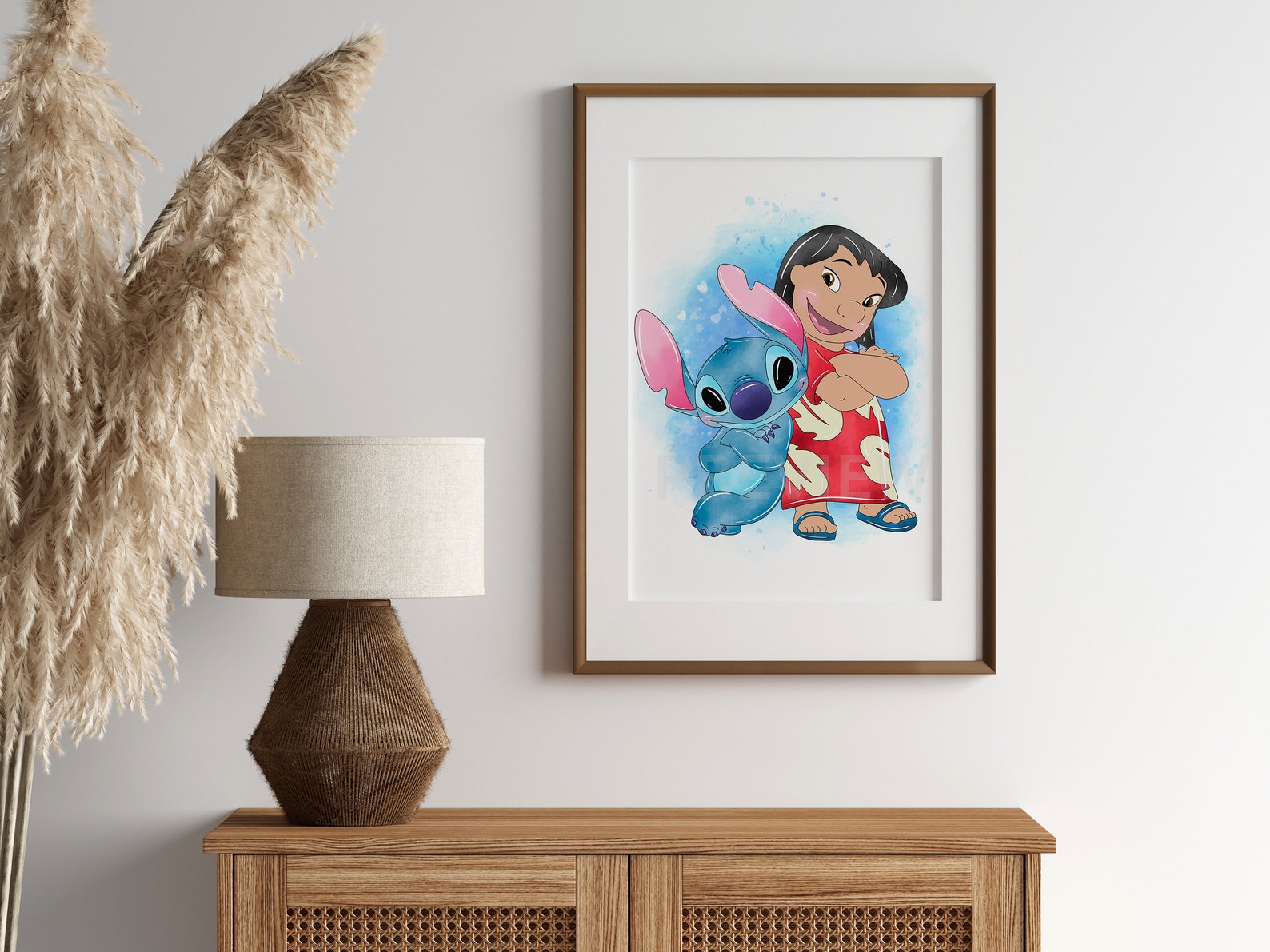 Lilo & Stitch Movie Wall Art Print / Lilo and Stitch Digital Art ...