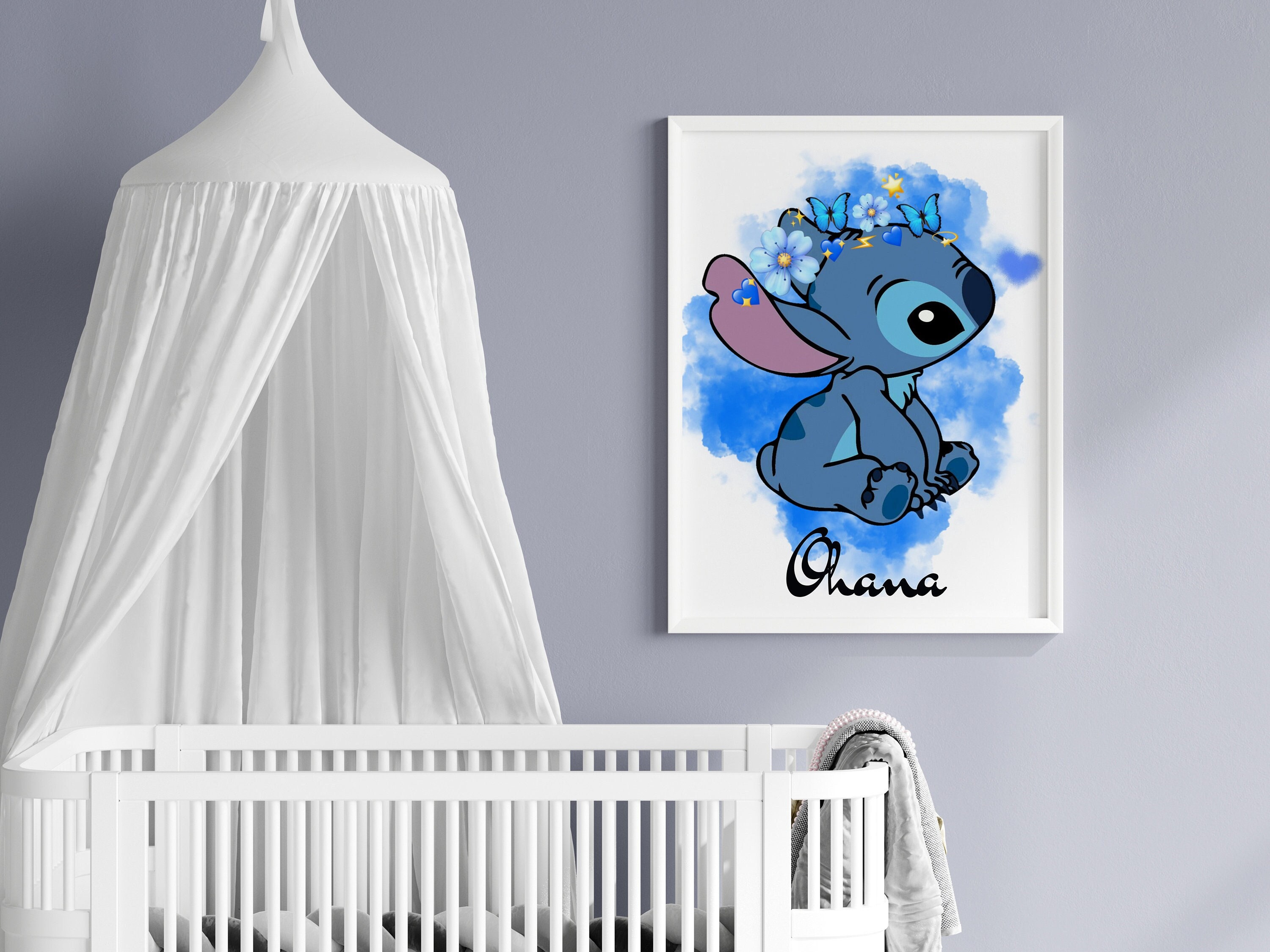 Stitch Nursery Wall Art / Lilo and Stitch / Stitch Printable Poster ...