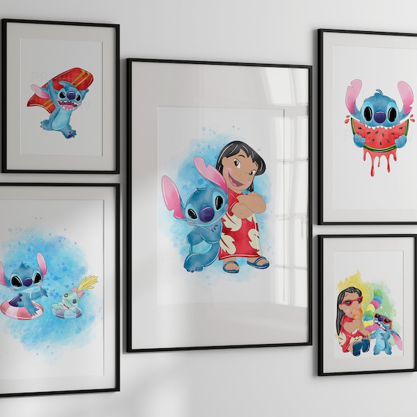 Lilo and Stitch Movie Poster - Etsy