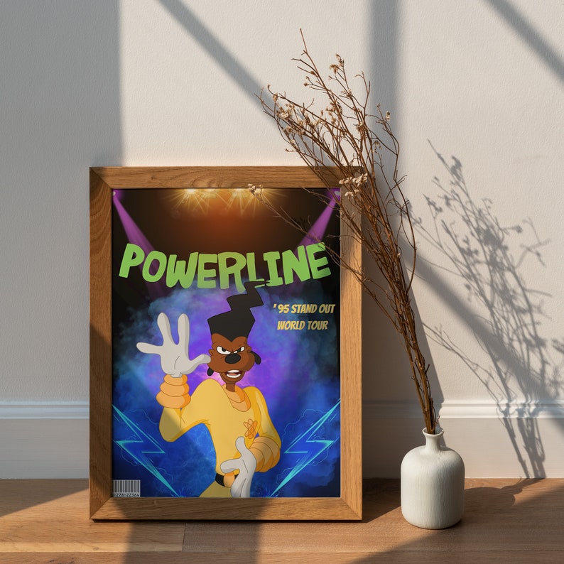 A Goofy Movie Powerline stand Out World Tour - Etsy