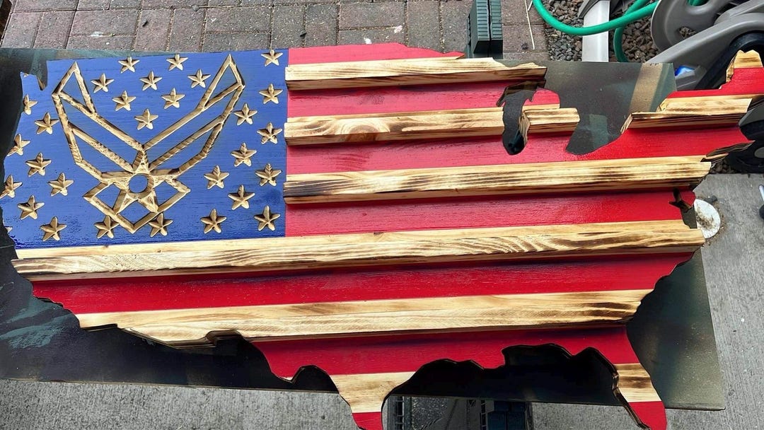 Lower 48 American Flag Challenge Coin Display - Etsy