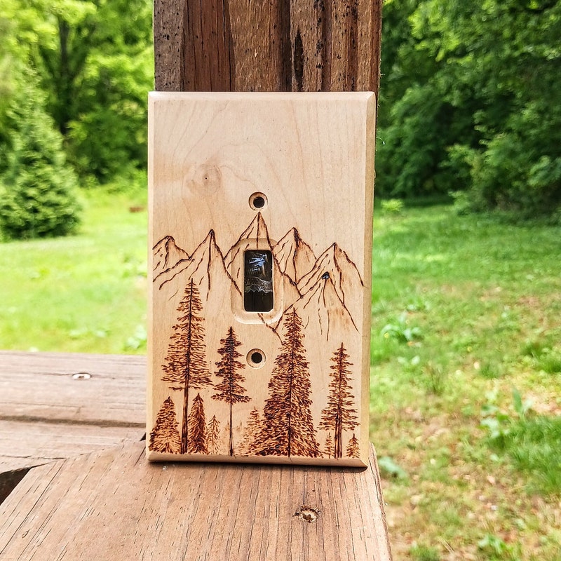 Woodland Light Switch Cover - Etsy