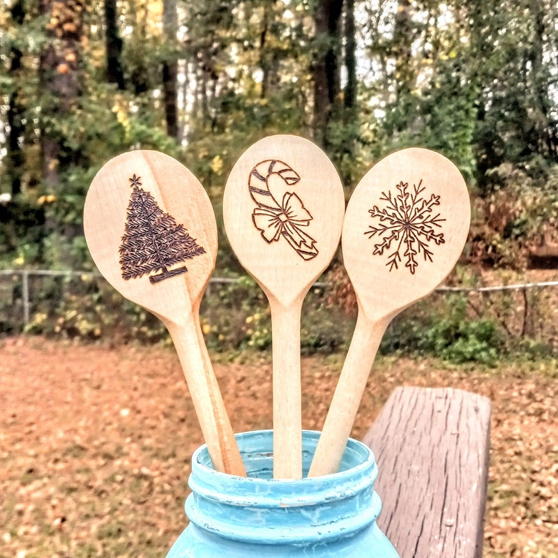 Christmas Spoons - Etsy