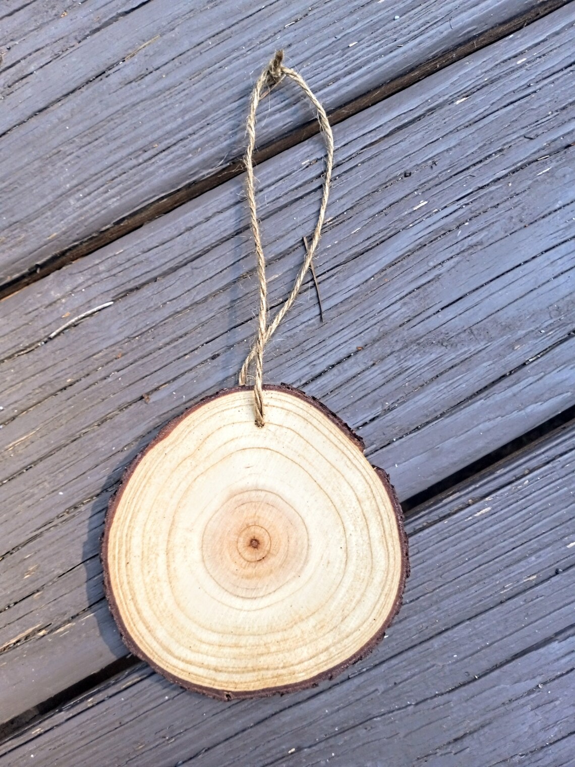 Wood Burned Santa Rustic Wood Slice Ornament - Etsy