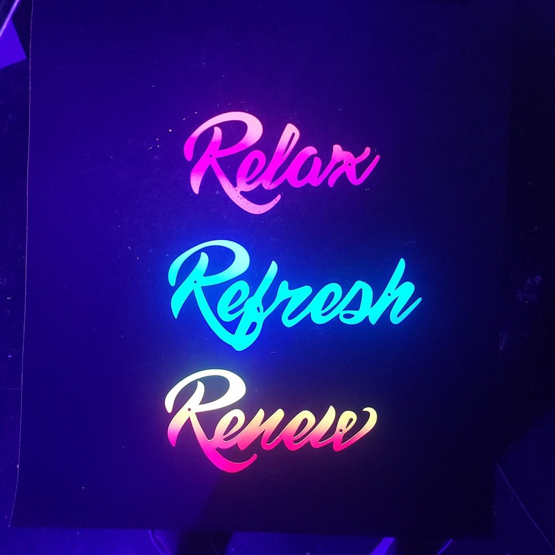 Relax Refresh Renew Sign - Etsy