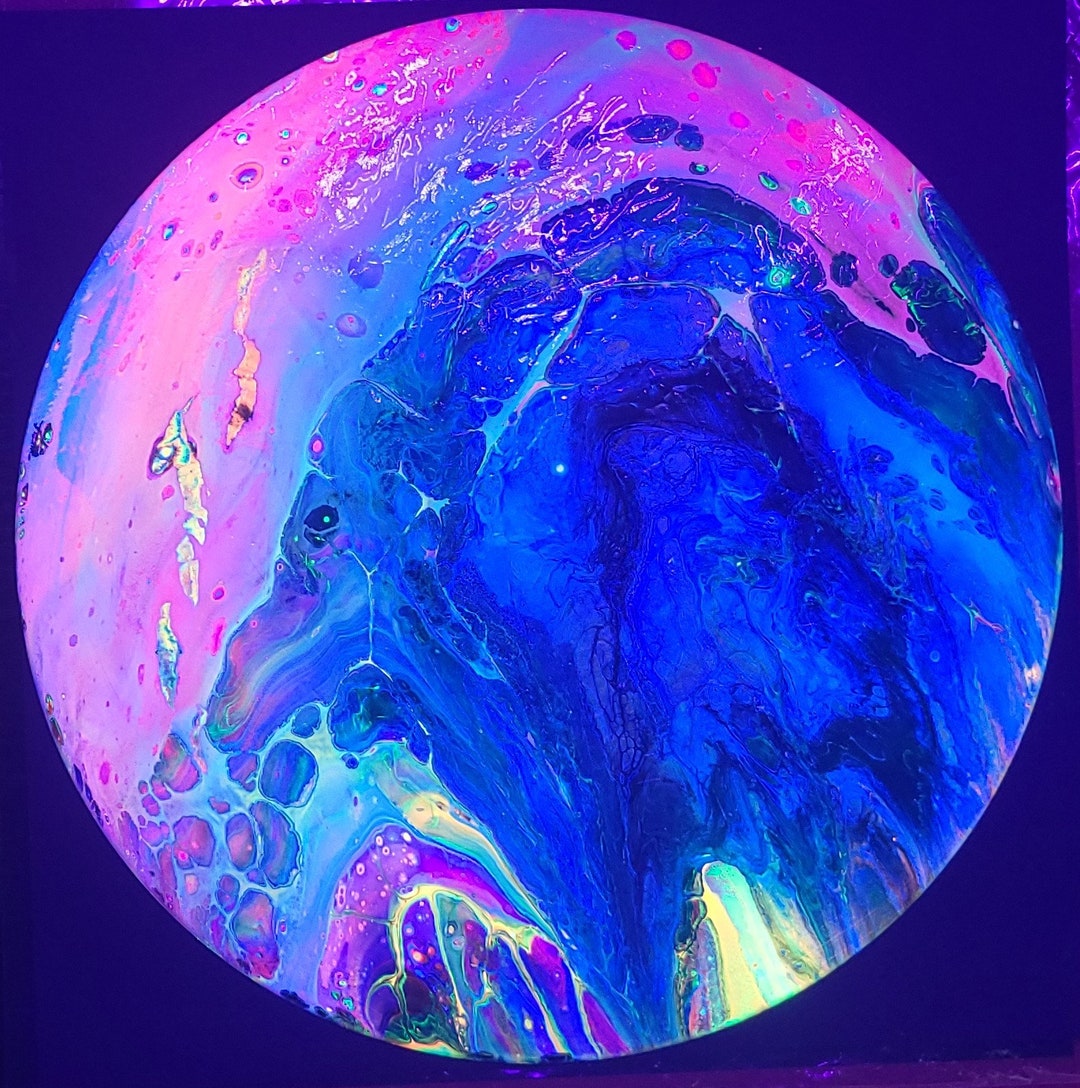 Pools of Drools - Blacklight Reactive Wall Art on 12" Vinyl Record (186 ...